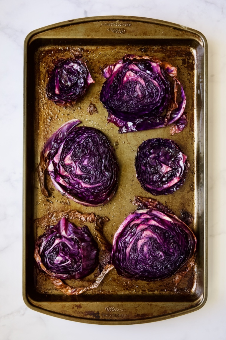 Roasted Red Cabbage Steaks Recipe - From A Chef's Kitchen