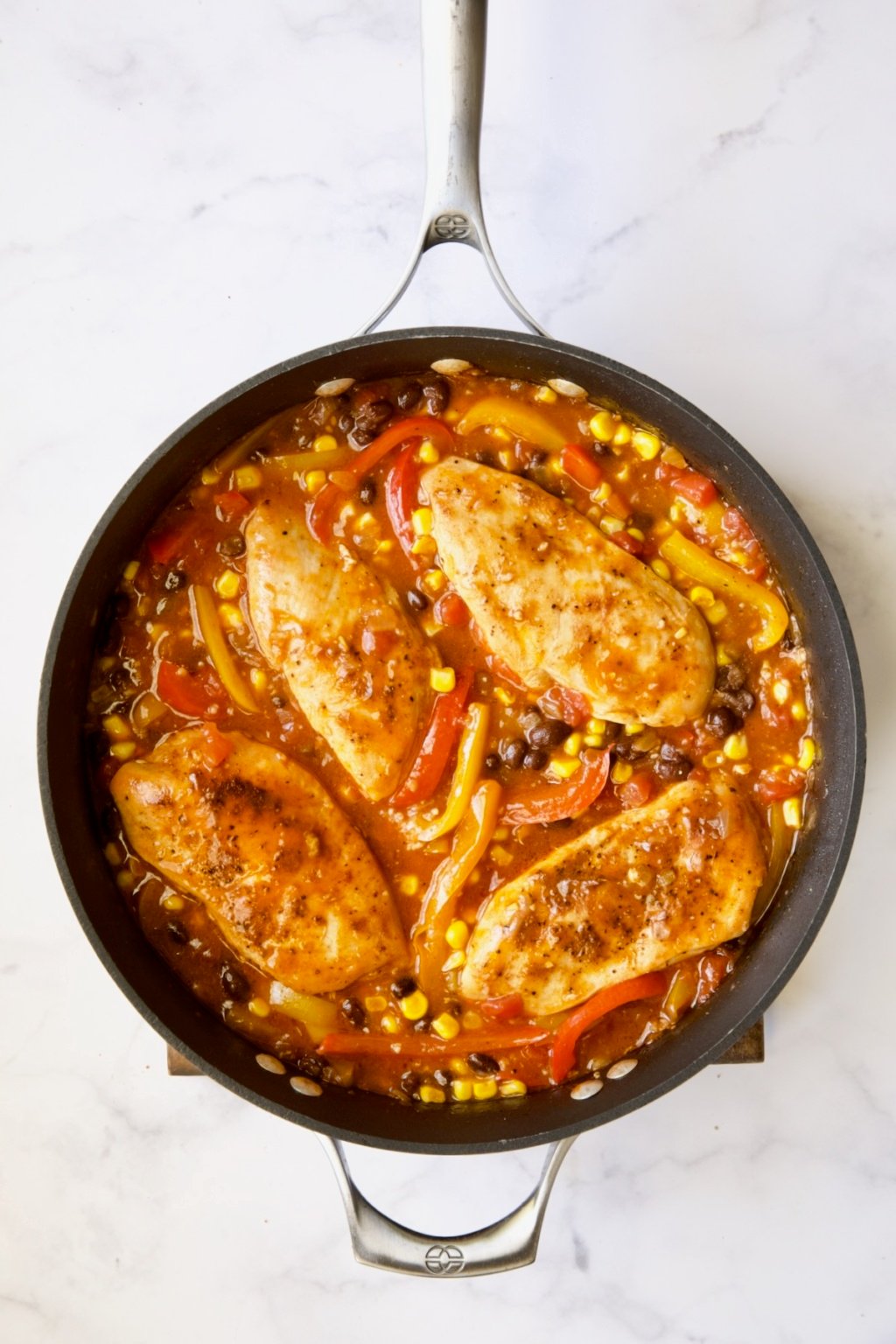 Southwestern Chicken Skillet Recipe - From A Chef's Kitchen