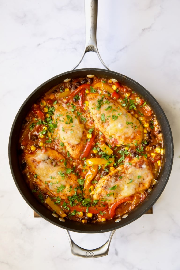 Southwestern Chicken Skillet Recipe - From A Chef's Kitchen