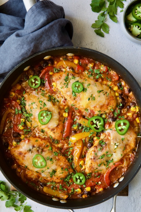 Southwestern Chicken Skillet Recipe - From A Chef's Kitchen