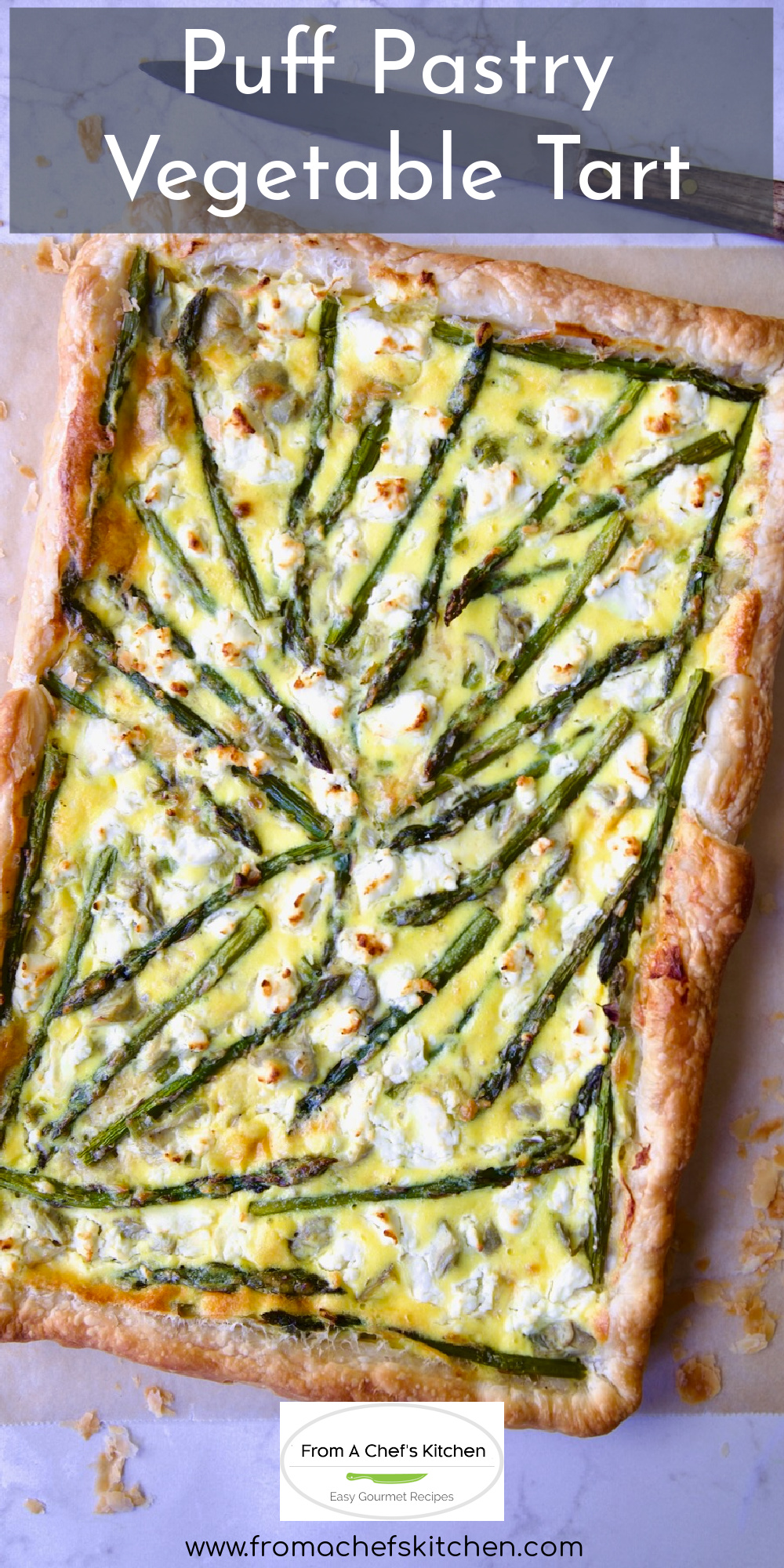 Puff Pastry Vegetable Tart Recipe - From A Chef's Kitchen