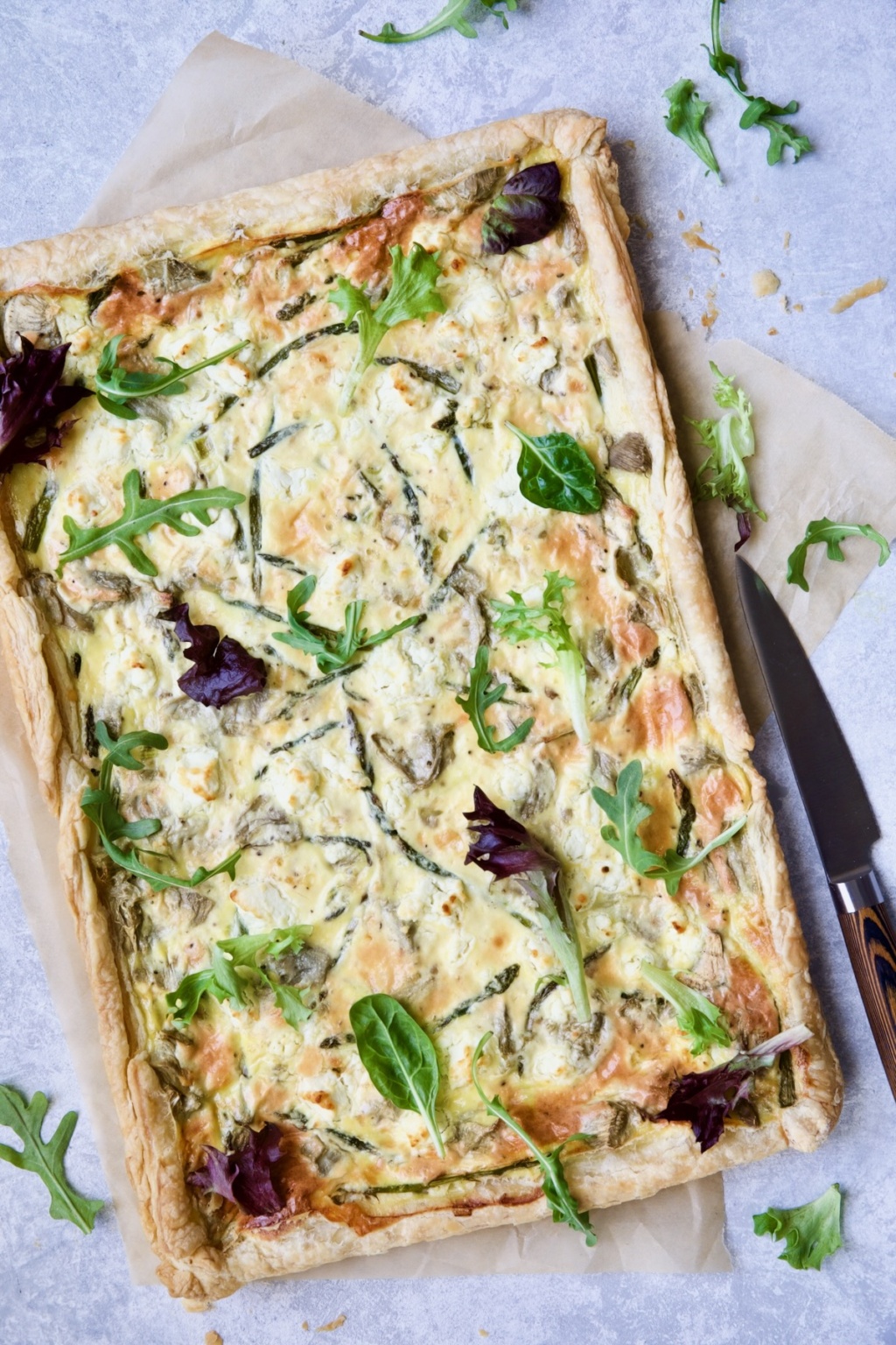 Puff Pastry Vegetable Tart - From A Chef's Kitchen