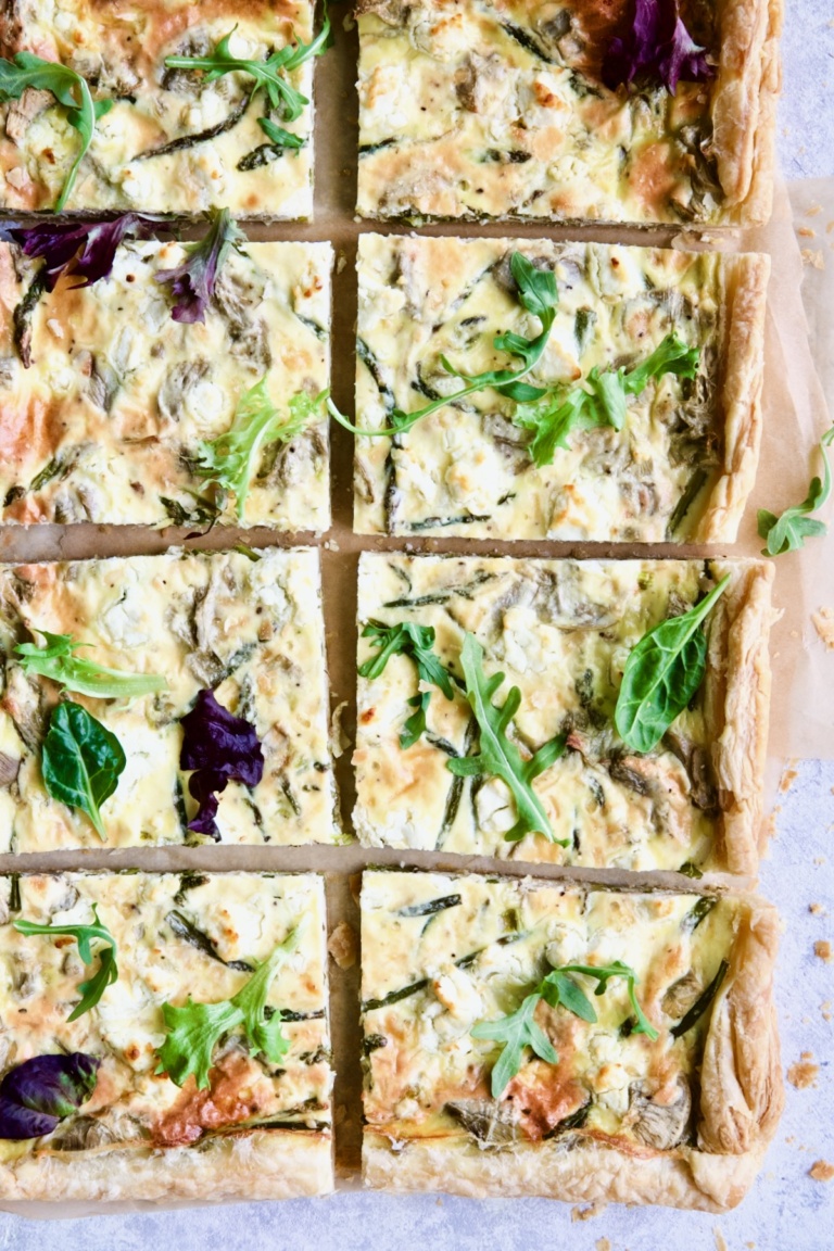 Puff Pastry Vegetable Tart - From A Chef's Kitchen