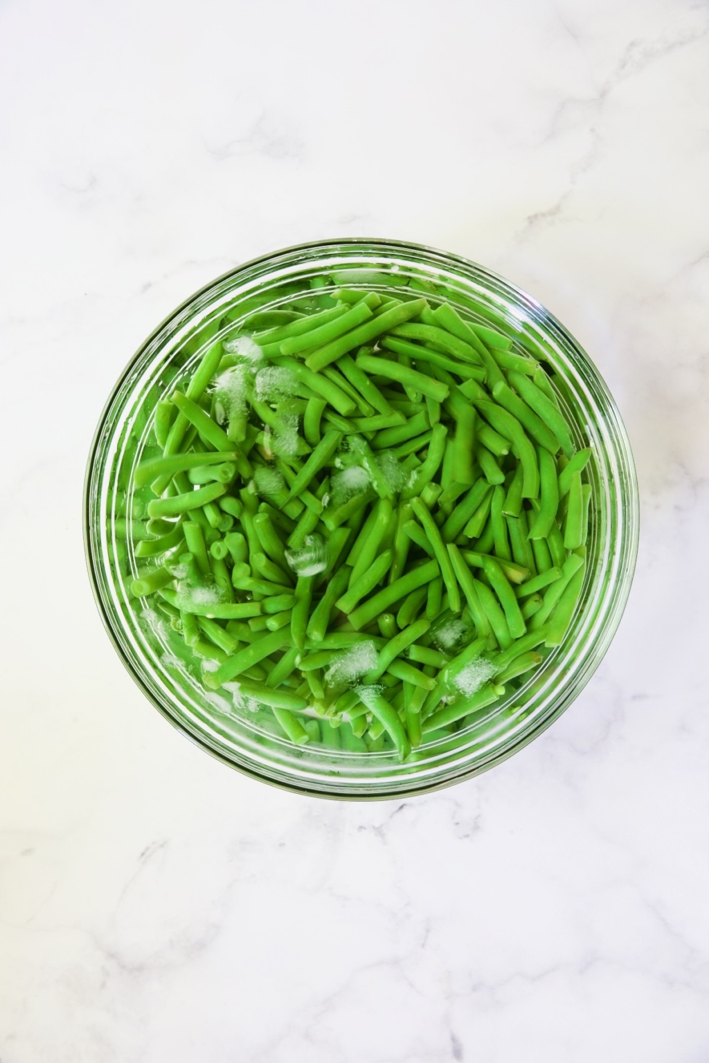 Green Bean Radish Salad with Mustard Caper Vinaigrette