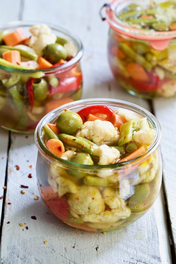 Homemade Giardiniera Recipe (Italian Pickled Vegetables)