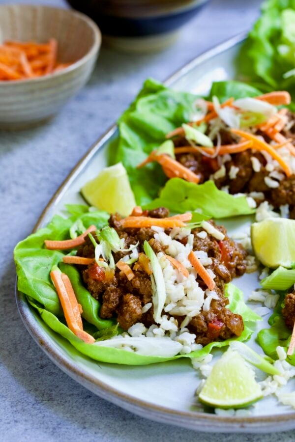 Asian Beef Lettuce Wrap Recipe - From A Chef's Kitchen