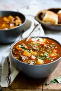 Traditional Hungarian Goulash Soup Recipe