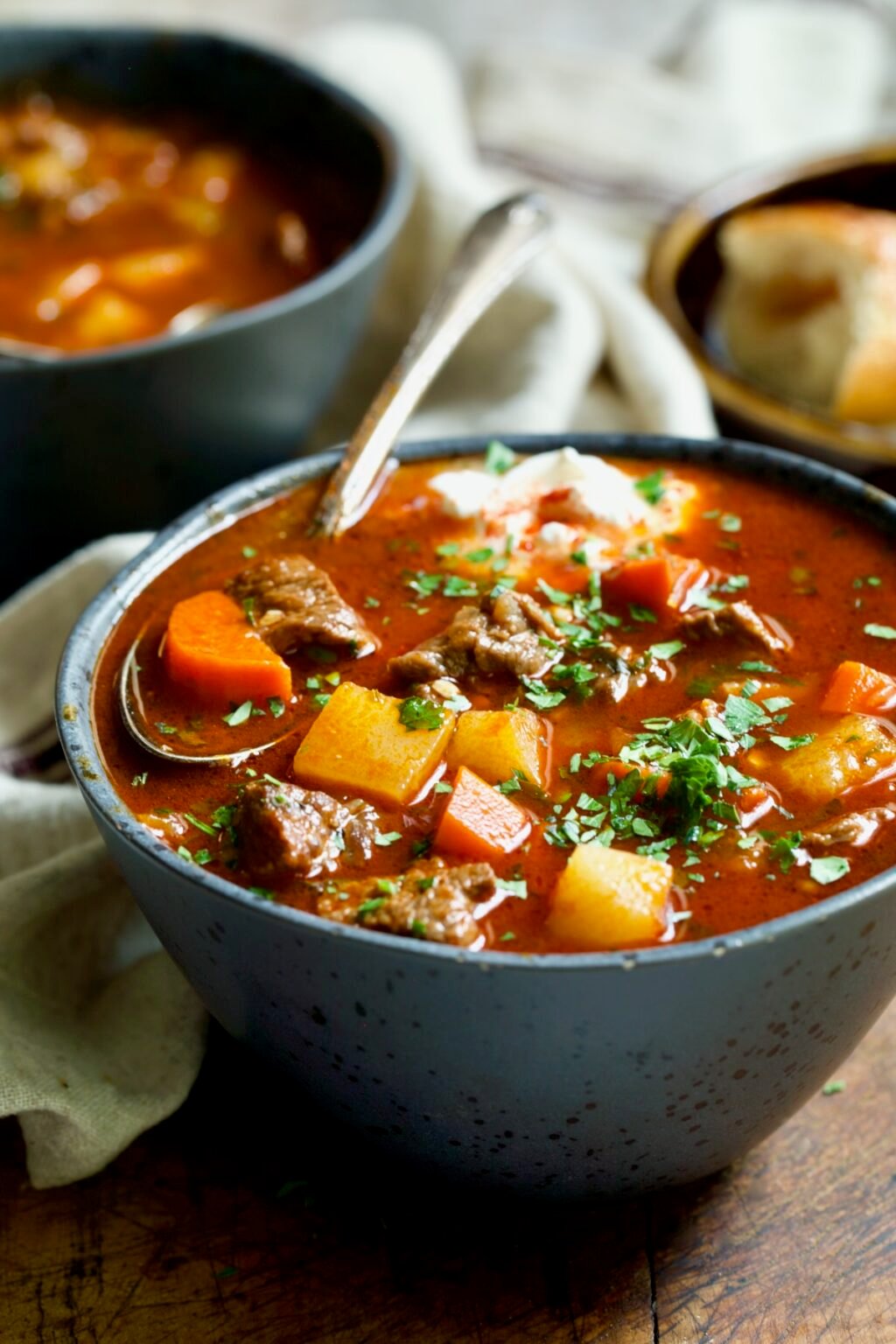 Traditional Hungarian Goulash Soup Recipe
