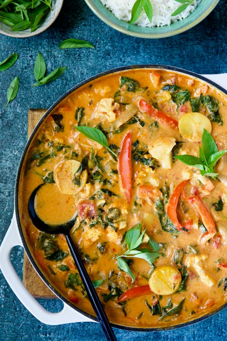 EASY Vegan Thai Red Curry Recipe - From A Chef's Kitchen