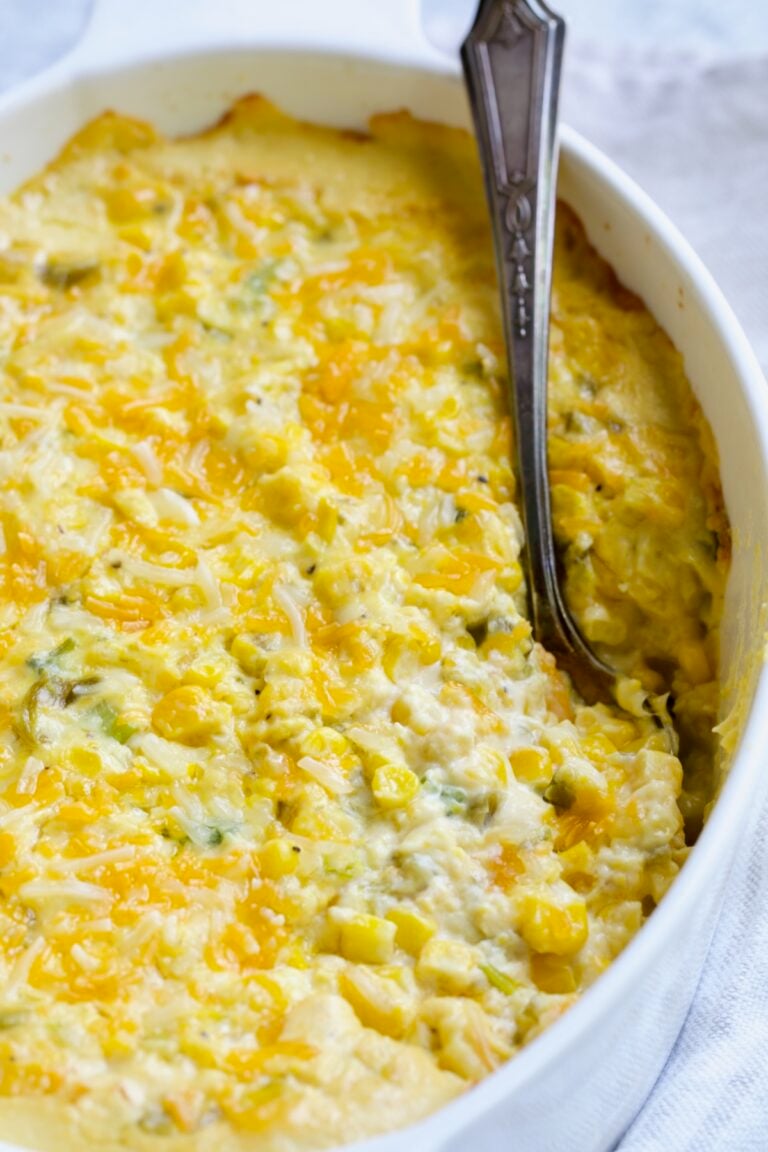 Cream Cheese Corn Casserole Recipe - From A Chef's Kitchen