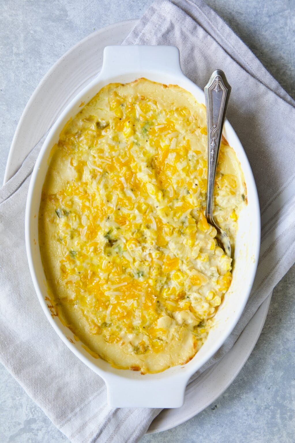 Cream Cheese Corn Casserole Recipe - From A Chef's Kitchen