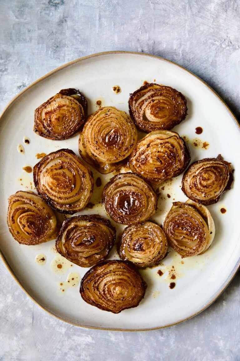 Roasted Onions (Muffin Pan Method) - From A Chef's Kitchen