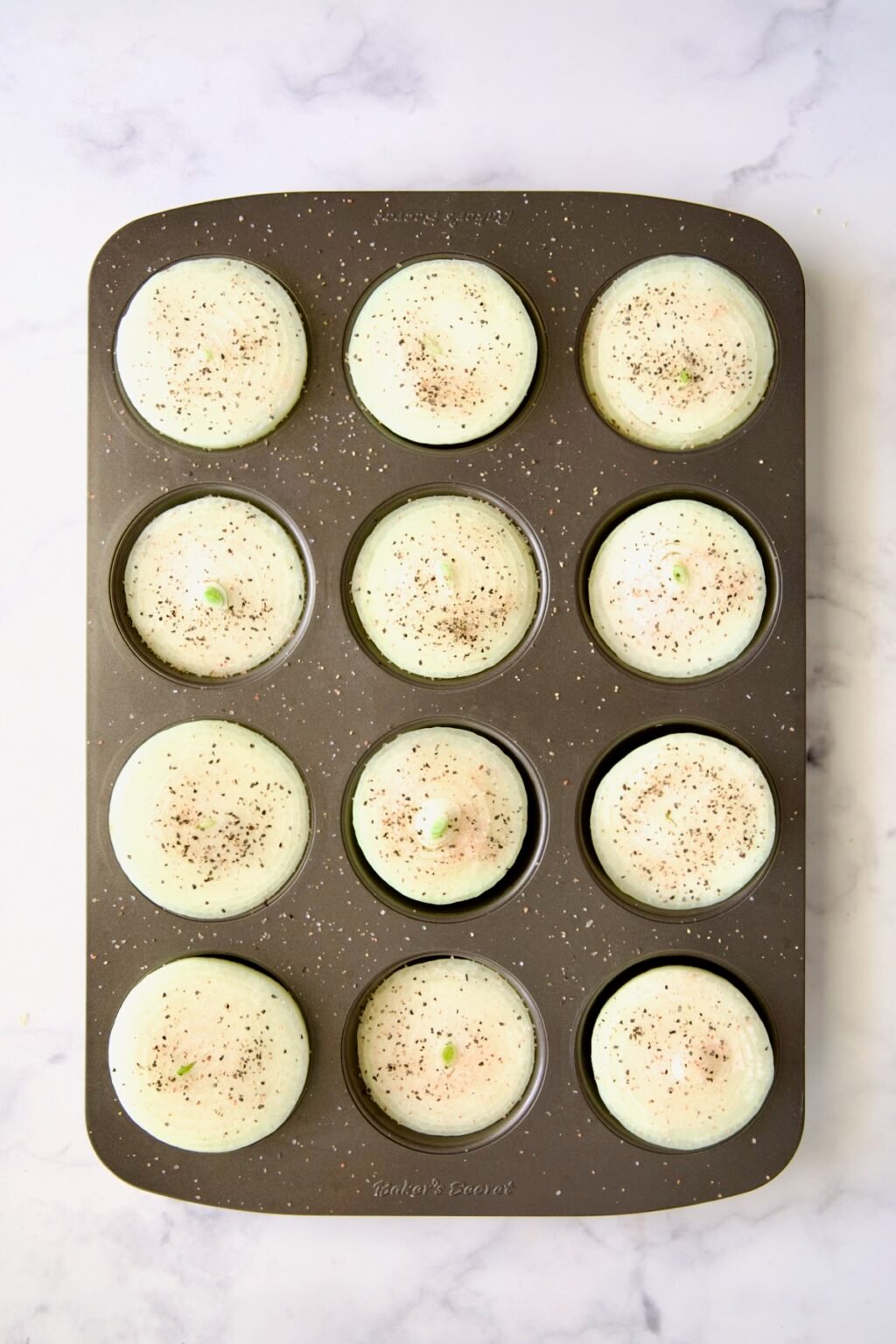 Roasted Onions (Muffin Pan Method) - From A Chef's Kitchen