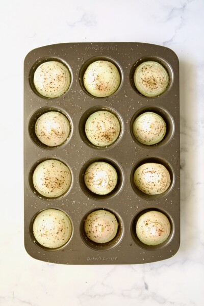 Roasted Onions (Muffin Pan Method) - From A Chef's Kitchen
