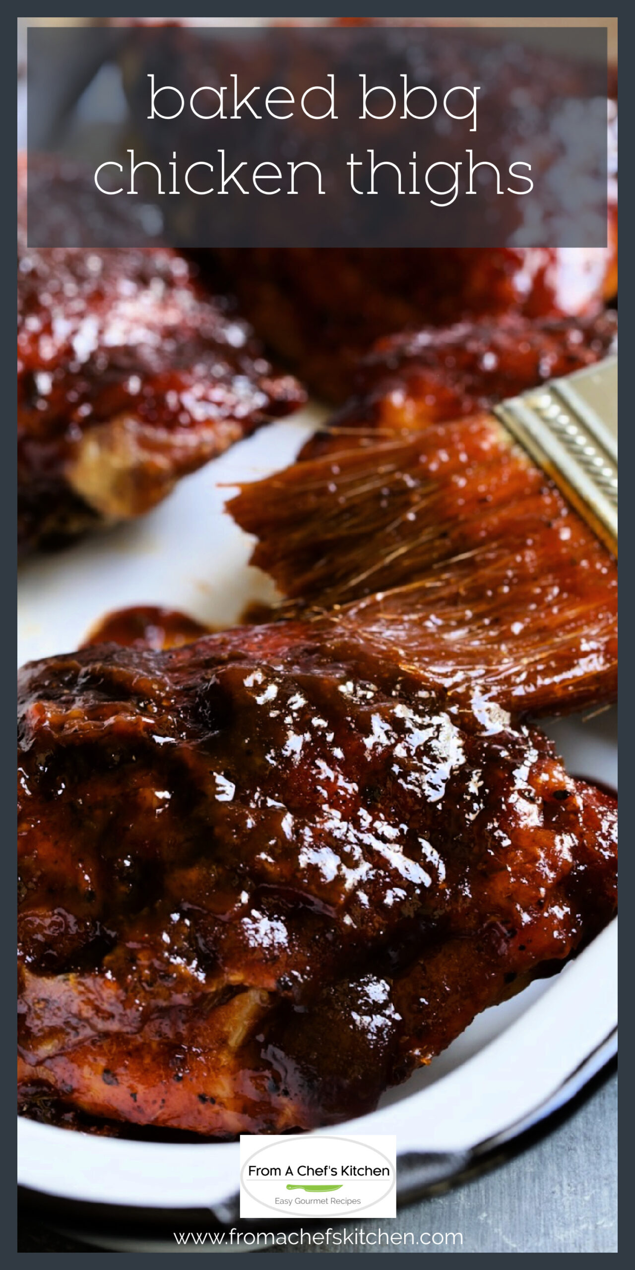Oven Bbq Chicken Thighs Recipe Easy And So Tasty