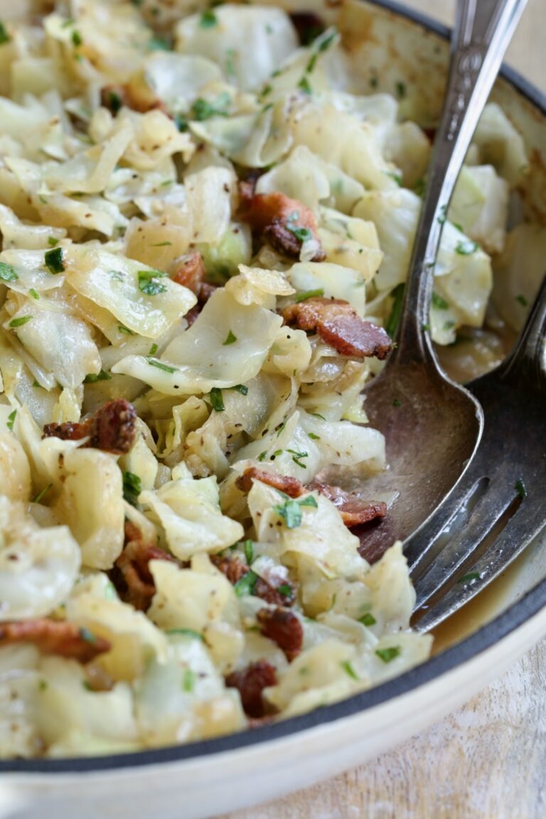 Fried Cabbage with Bacon Recipe - Easy Low-Carb Side Dish!