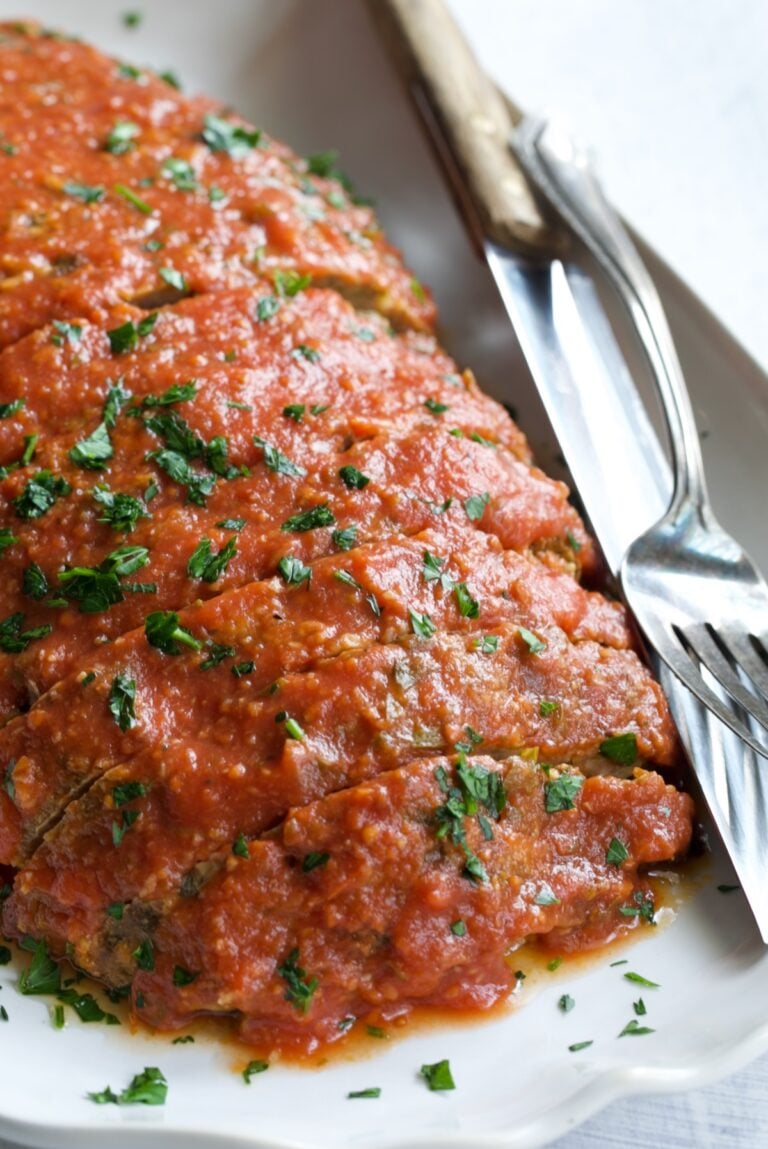 Italian Meatloaf Recipe - From A Chef's Kitchen