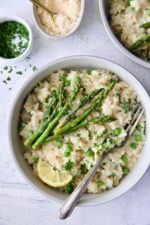 Spring Vegetable Risotto Recipe - Easy Baked Method!