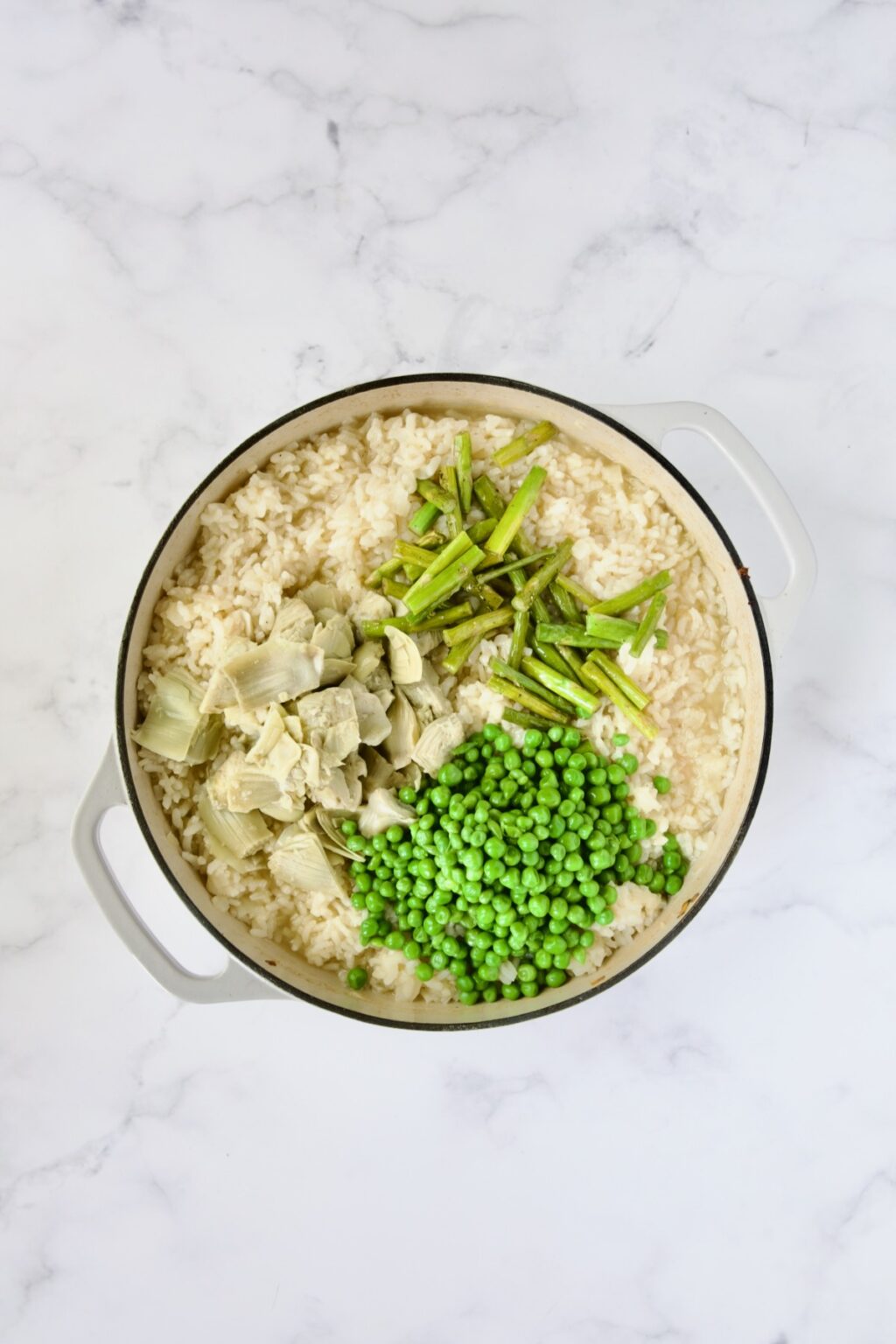 Spring Vegetable Risotto Recipe - Easy Baked Method!