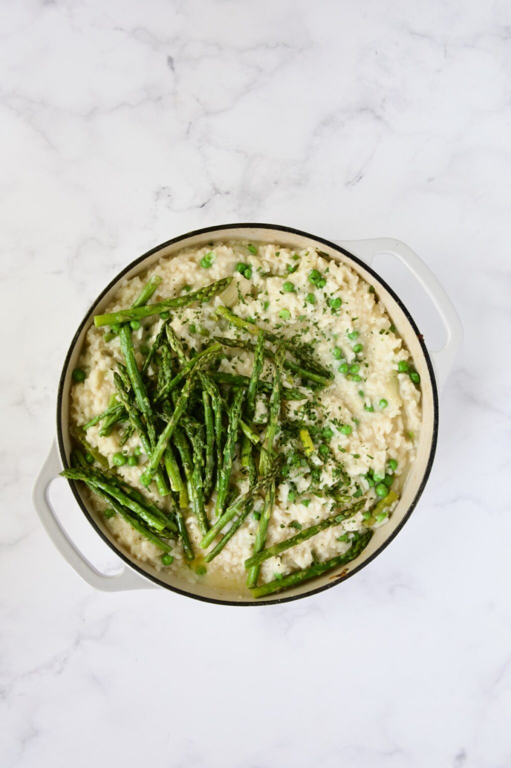 Spring Vegetable Risotto Recipe - Easy Baked Method!