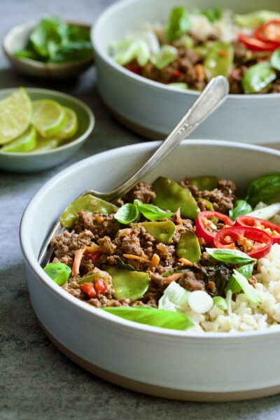 Thai Basil Beef Recipe - EASY Weeknight Meal!