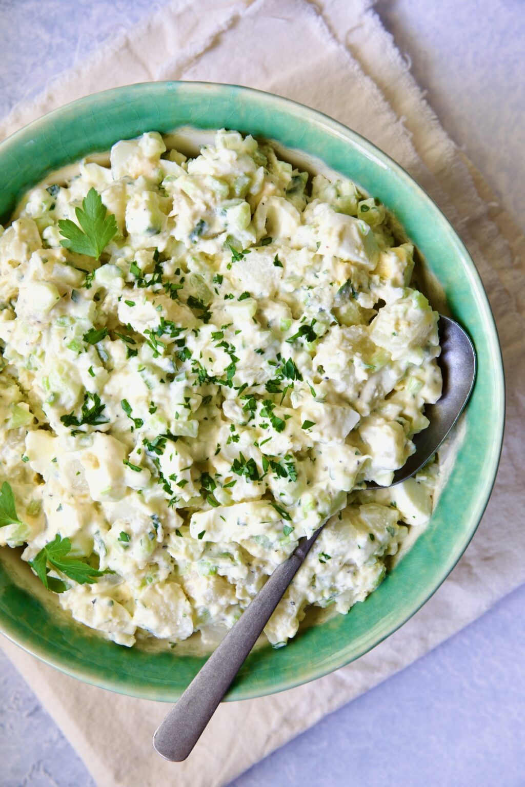 Creamy Potato Cucumber Salad Recipe - From A Chef's Kitchen