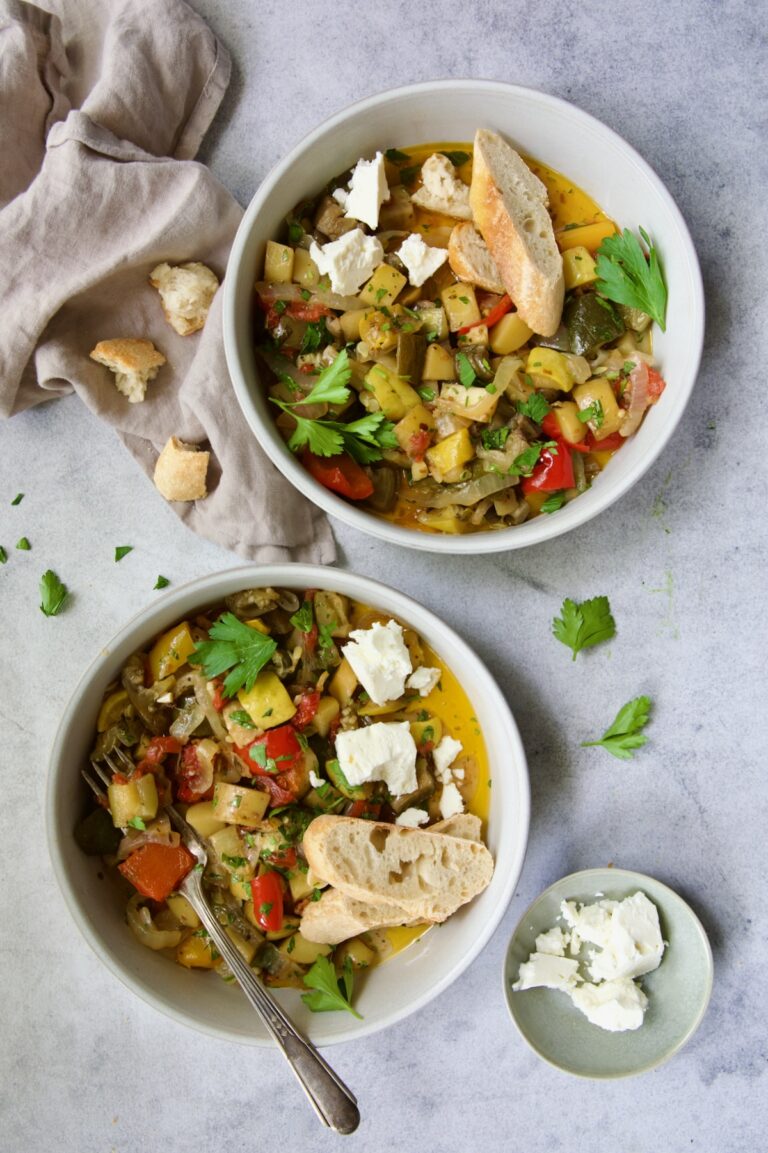 Briam (Greek Roasted Vegetables) - The Essence of Summer!