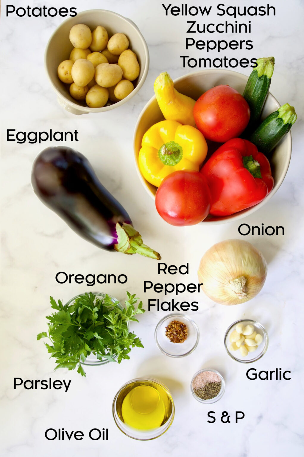 Briam (Greek Roasted Vegetables) - The Essence of Summer!