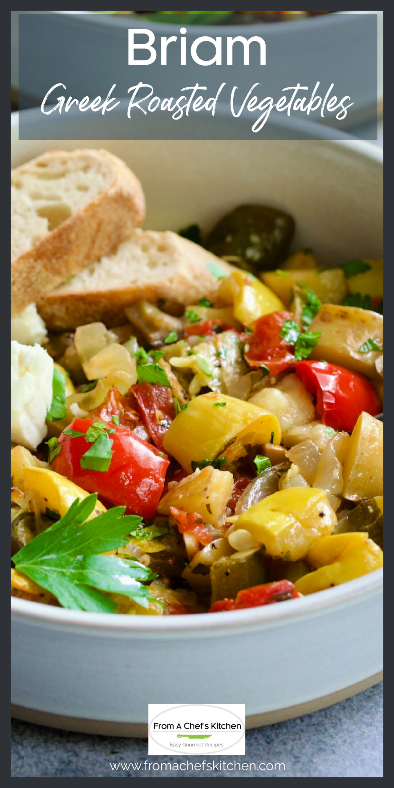 Briam (Greek Roasted Vegetables) - The Essence of Summer!