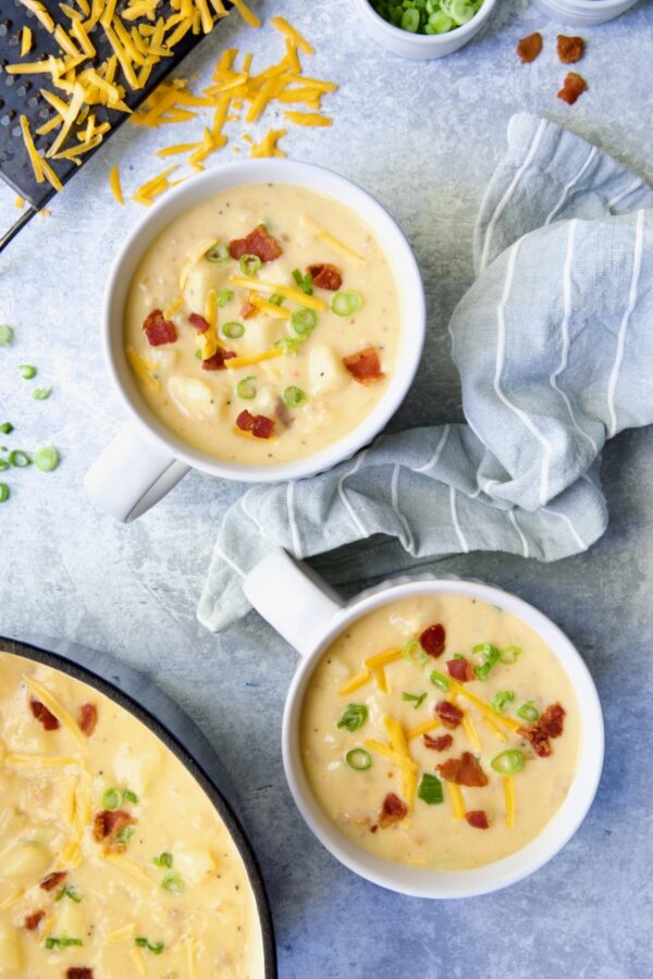 Potato Cheese Soup Recipe - With Bacon!