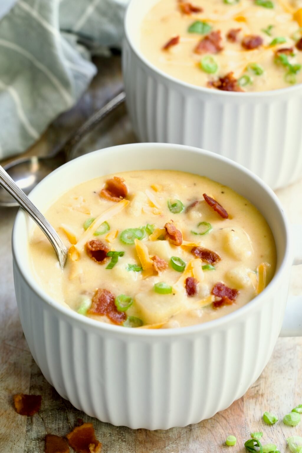 Potato Cheese Soup Recipe - With Bacon!