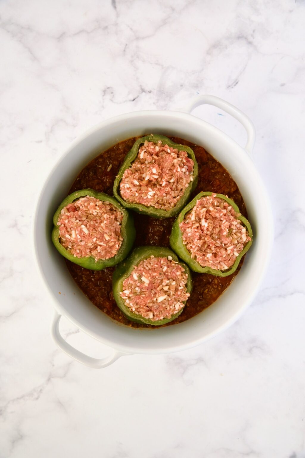 Italian Stuffed Bell Peppers Recipe - From A Chef's Kitchen