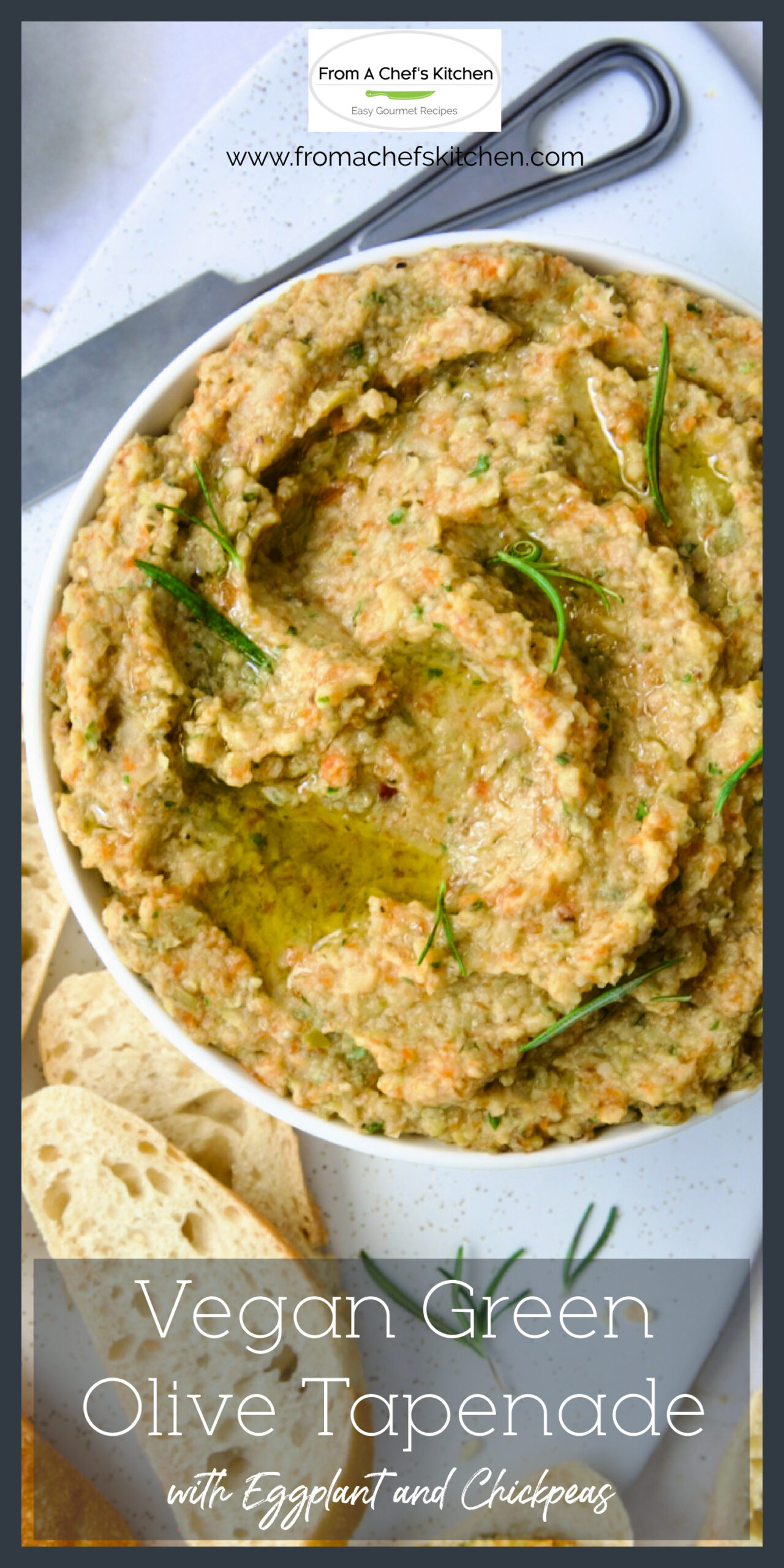 Green Olive Tapenade Recipe - Plant-Forward Twist on the Classic!
