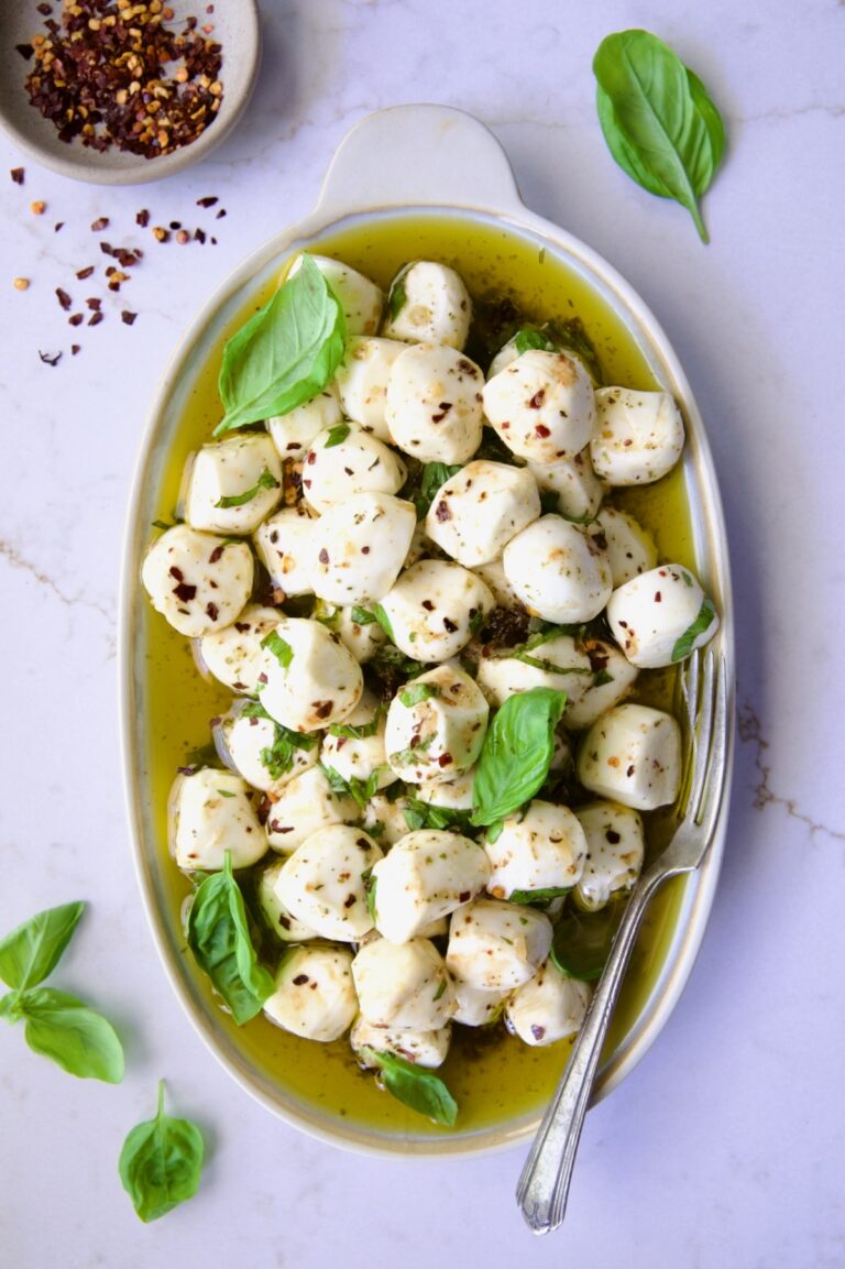Marinated Mozzarella Balls (Bocconcini) Recipe
