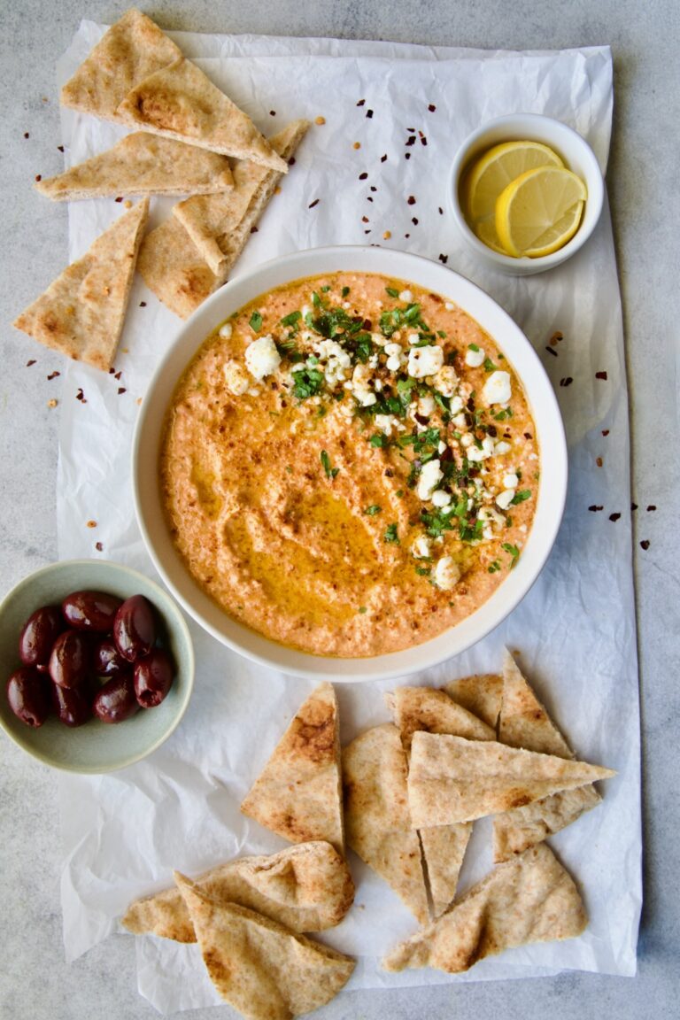 Spicy Feta Dip Recipe (Tirokafteri) - From A Chef's Kitchen