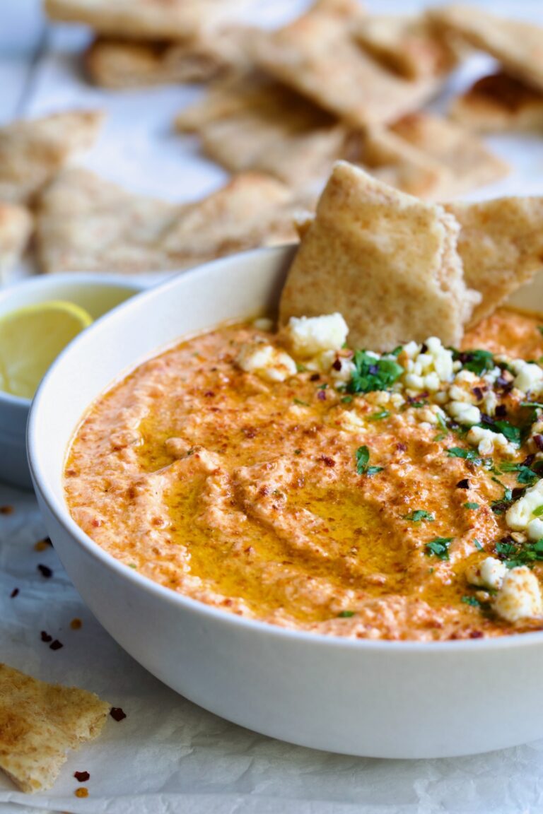 Spicy Feta Dip Recipe (Tirokafteri) - From A Chef's Kitchen