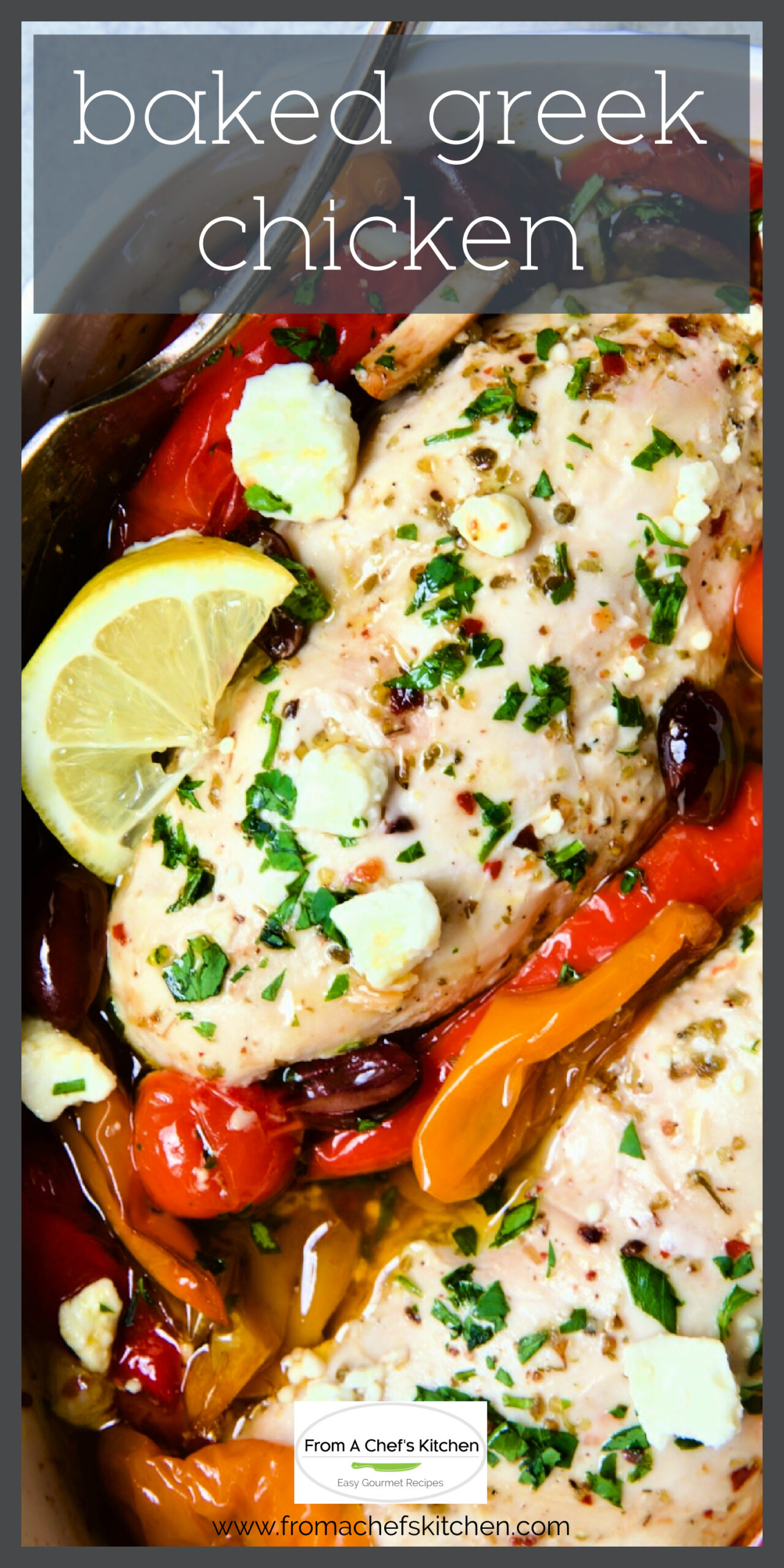 Baked Greek Chicken Recipe - So Easy! - From A Chef's Kitchen