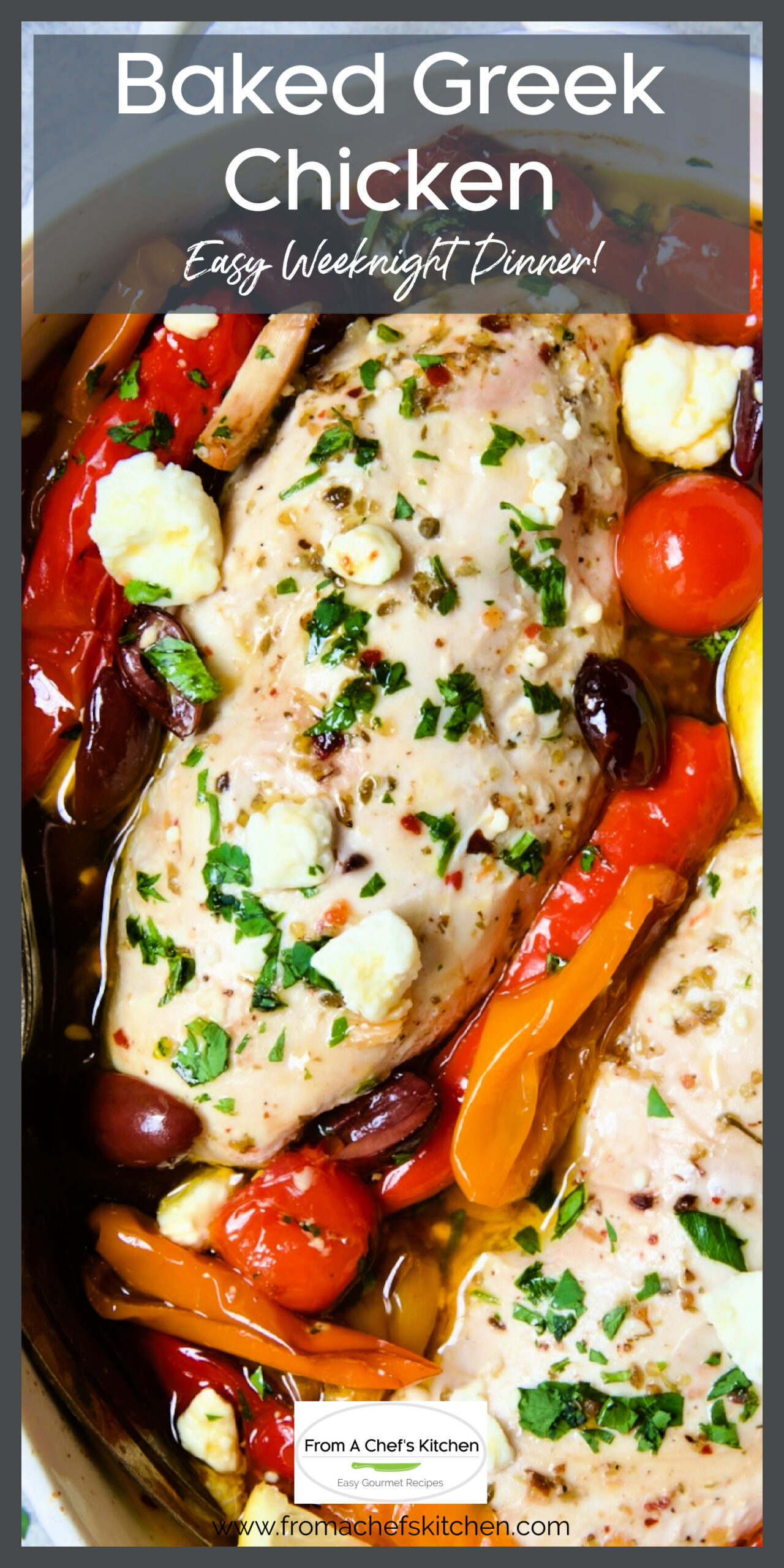Baked Greek Chicken Recipe - So Easy! - From A Chef's Kitchen