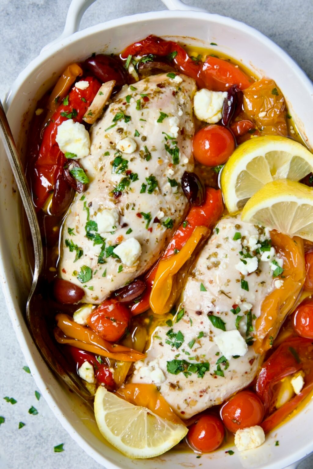 Baked Greek Chicken Recipe - So Easy! - From A Chef's Kitchen
