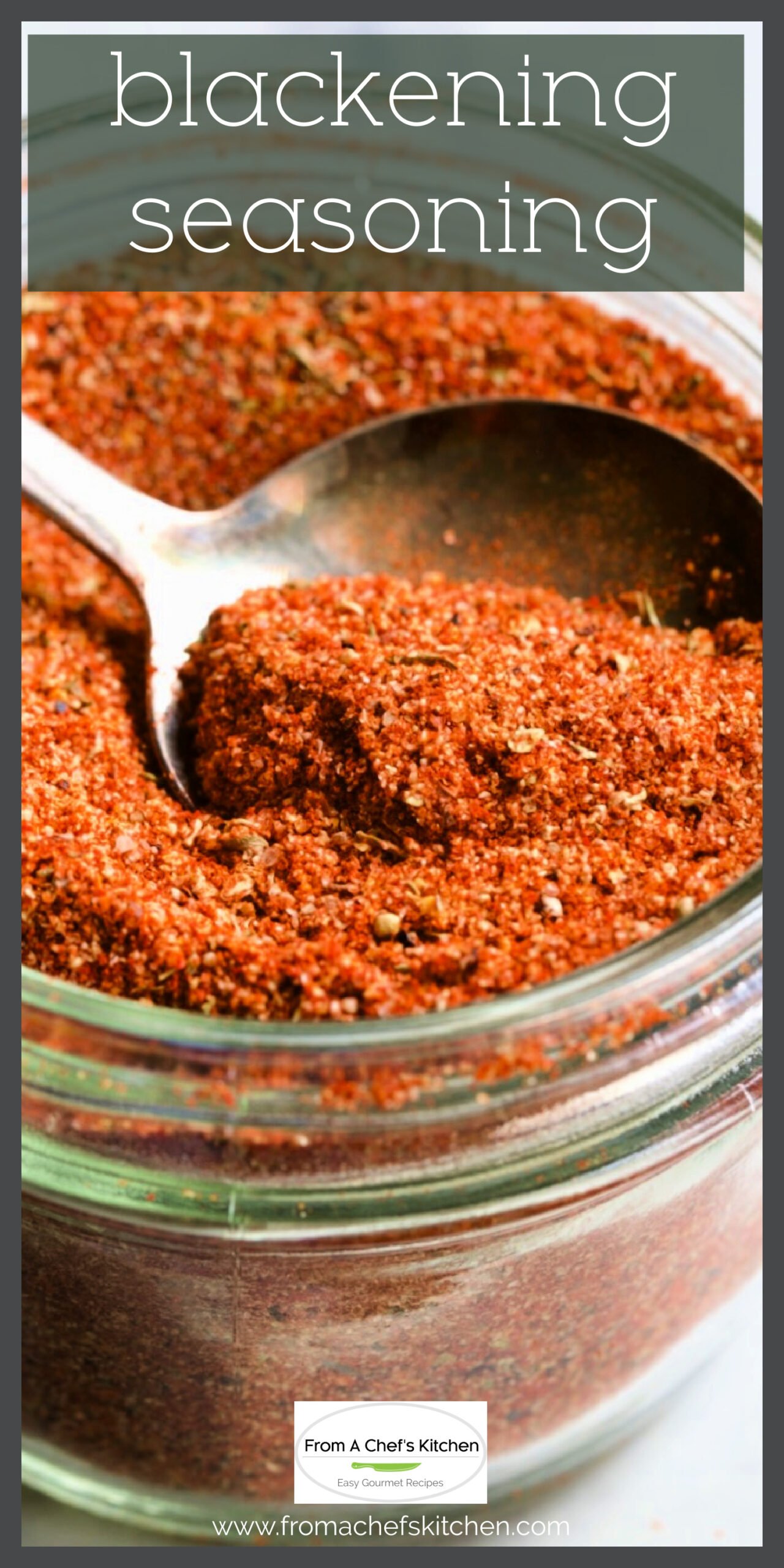Blackening Seasoning Recipe - From A Chef's Kitchen