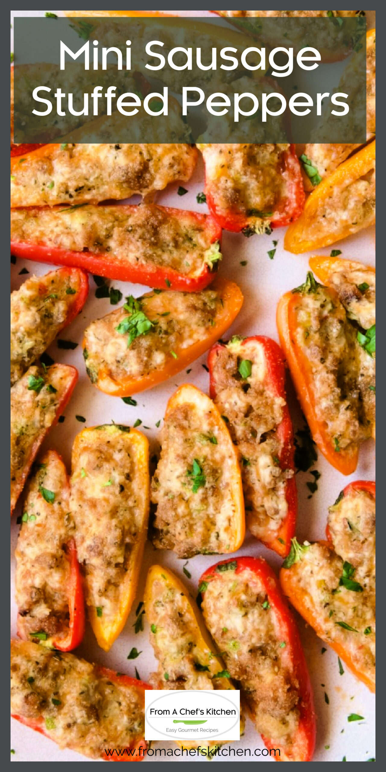 Stuffed Mini Peppers Recipe (With Italian Sausage)