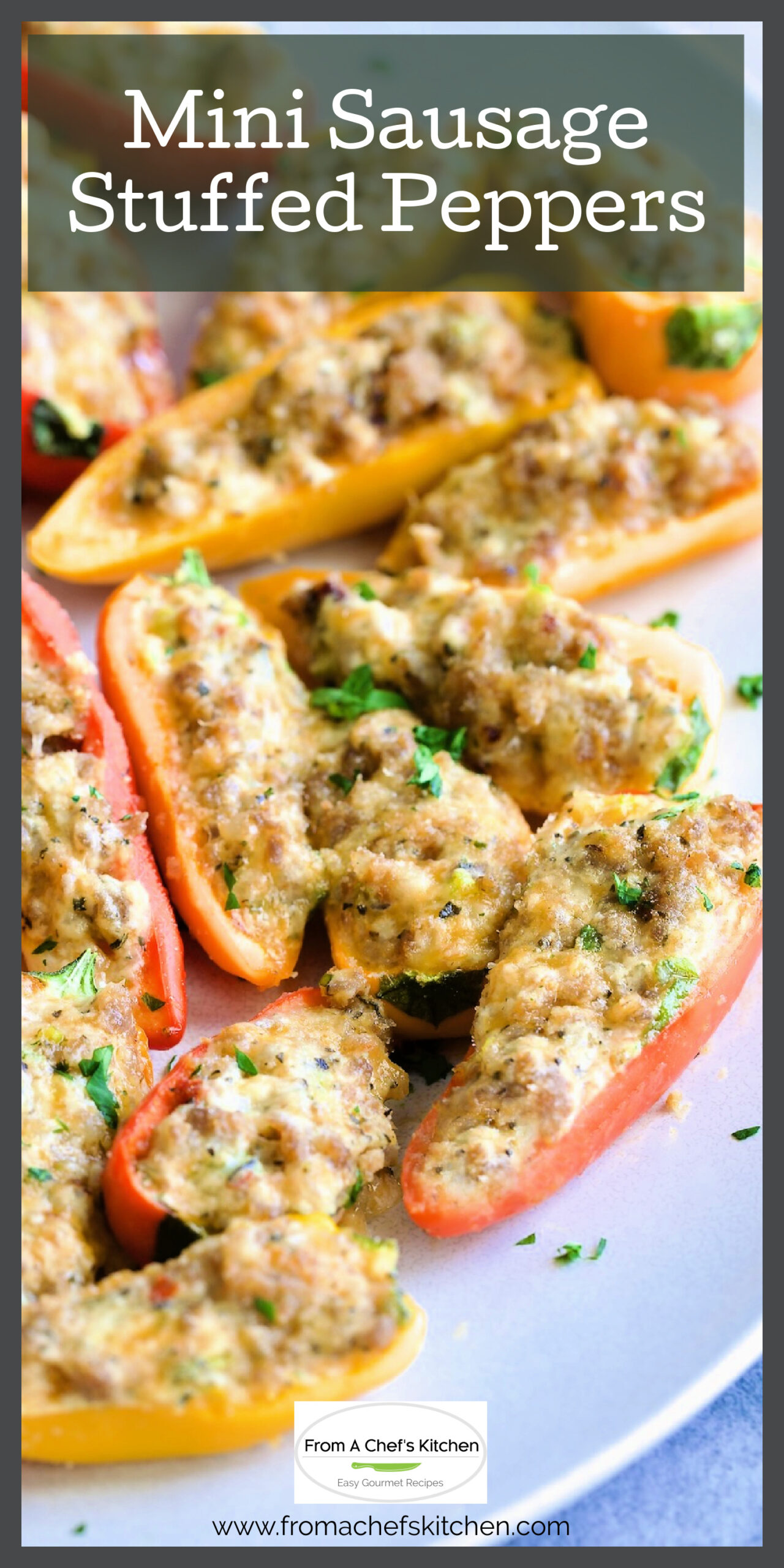 Stuffed Mini Peppers Recipe (With Italian Sausage)