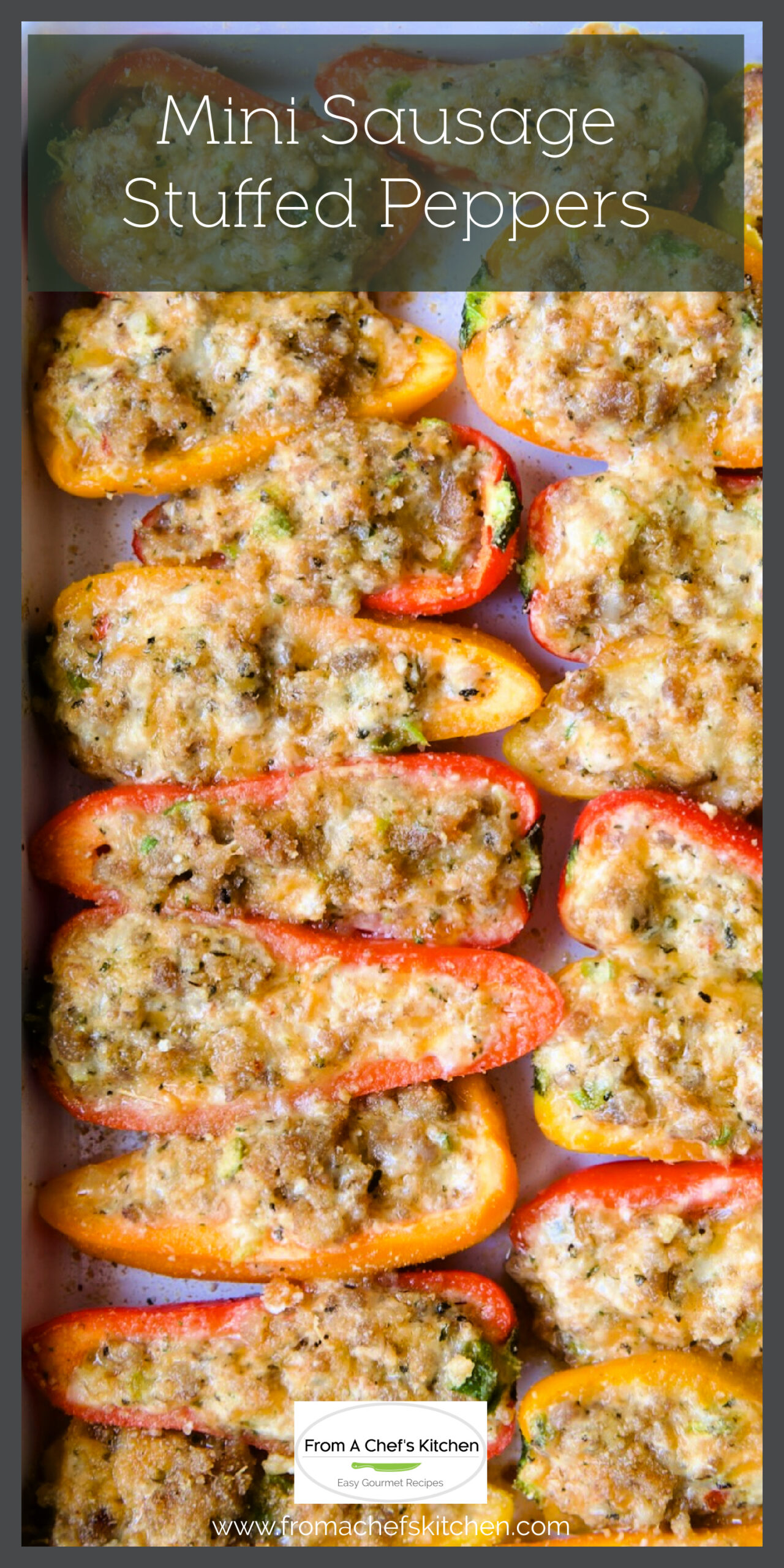 Stuffed Mini Peppers Recipe (With Italian Sausage)