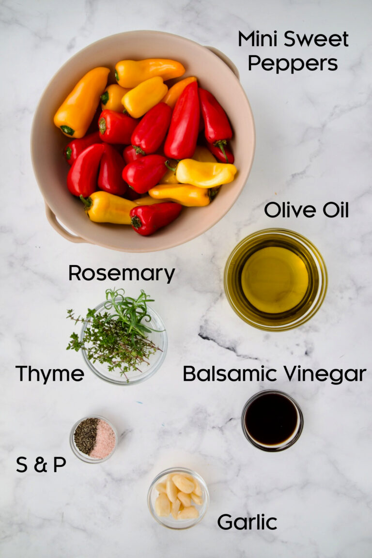 Roasted Mini Peppers Recipe - From A Chef's Kitchen