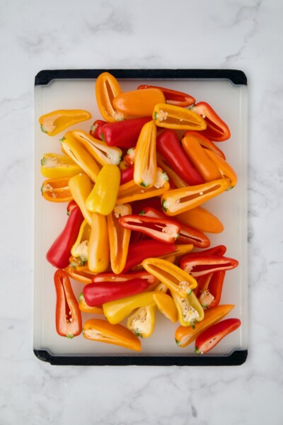 Stuffed Mini Peppers Recipe (With Italian Sausage)