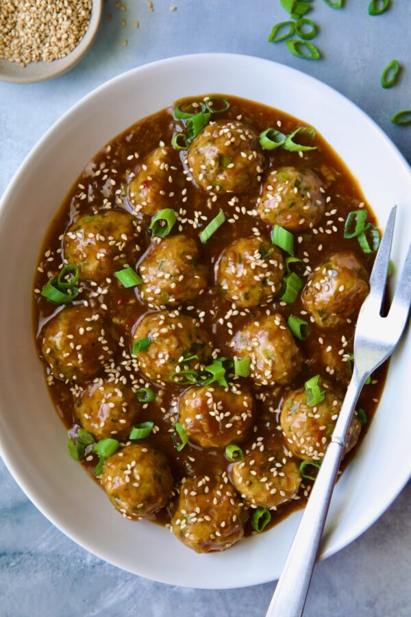 Asian Turkey Meatballs Recipe - From A Chef's Kitchen