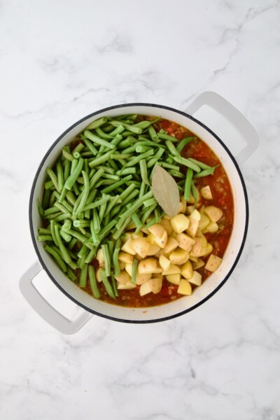 Fasolakia Recipe - Greek Green Beans and Potatoes