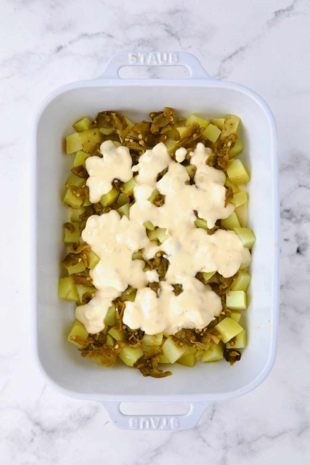 Deliciously Cheesy: Au Gratin Potatoes with Hatch Green Chiles