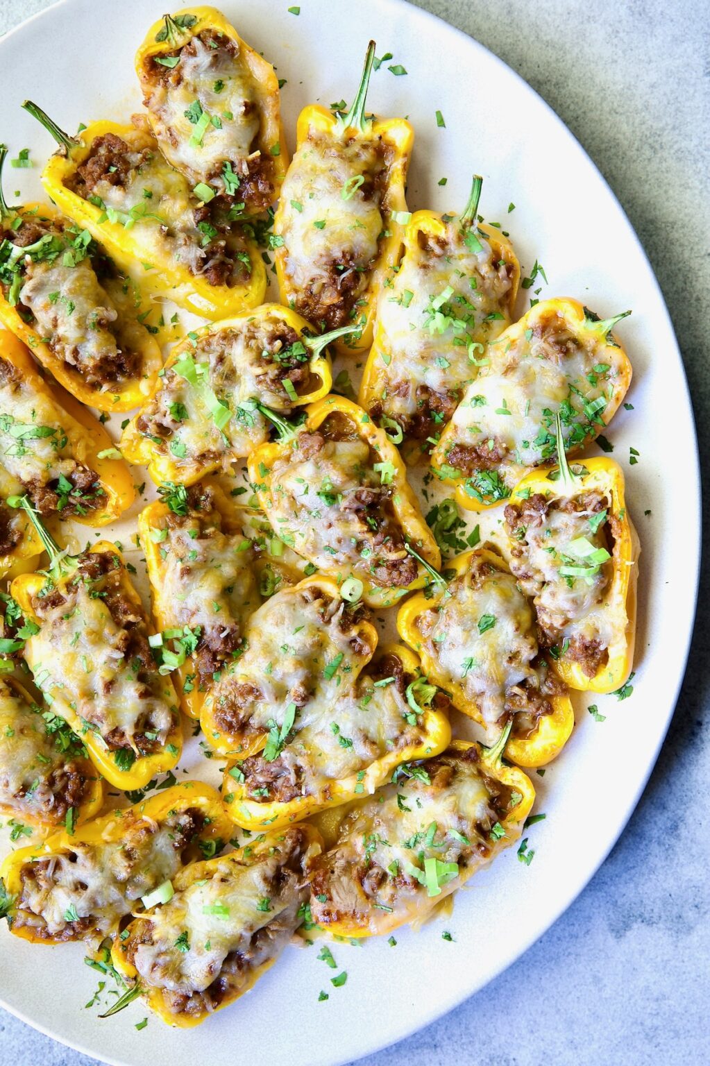 Colorful and Flavorful Taco-Stuffed Mini Peppers