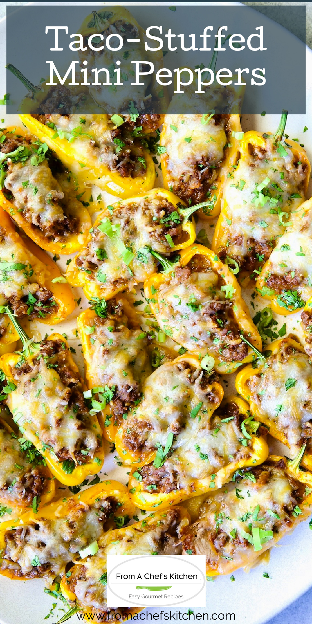 Colorful and Flavorful Taco-Stuffed Mini Peppers